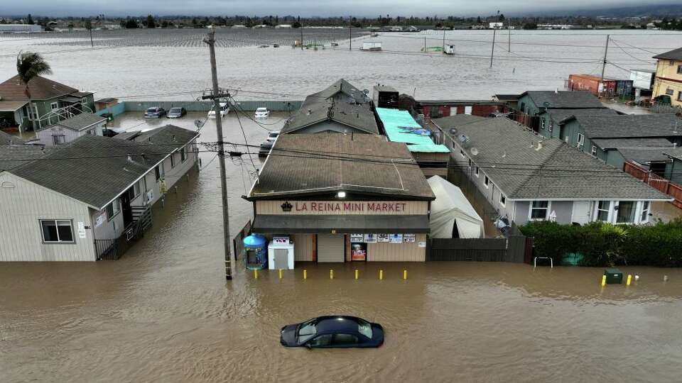 Shocking images of flooding in Pajaro after California levee break