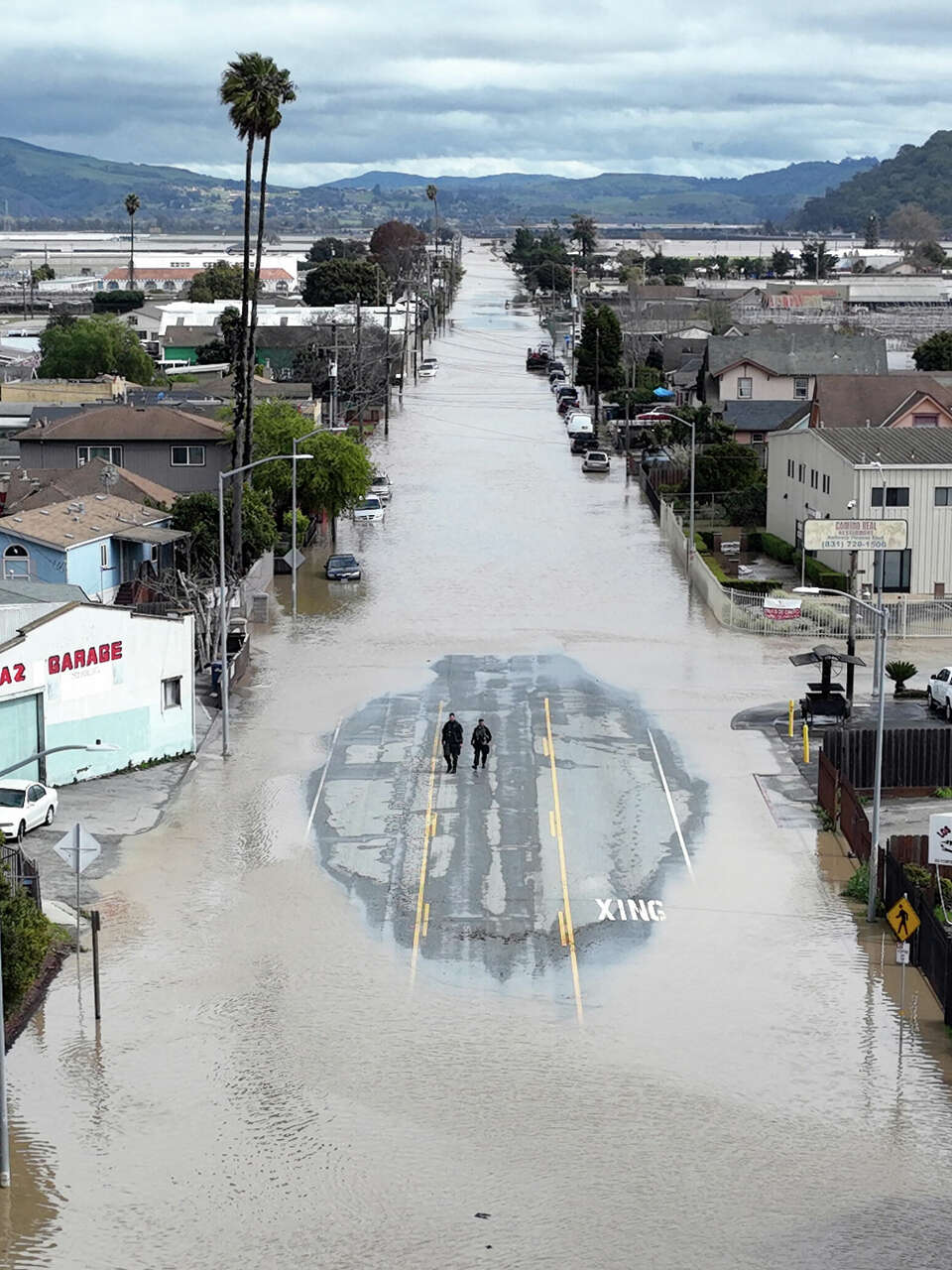 Shocking images of flooding in Pajaro after California levee break