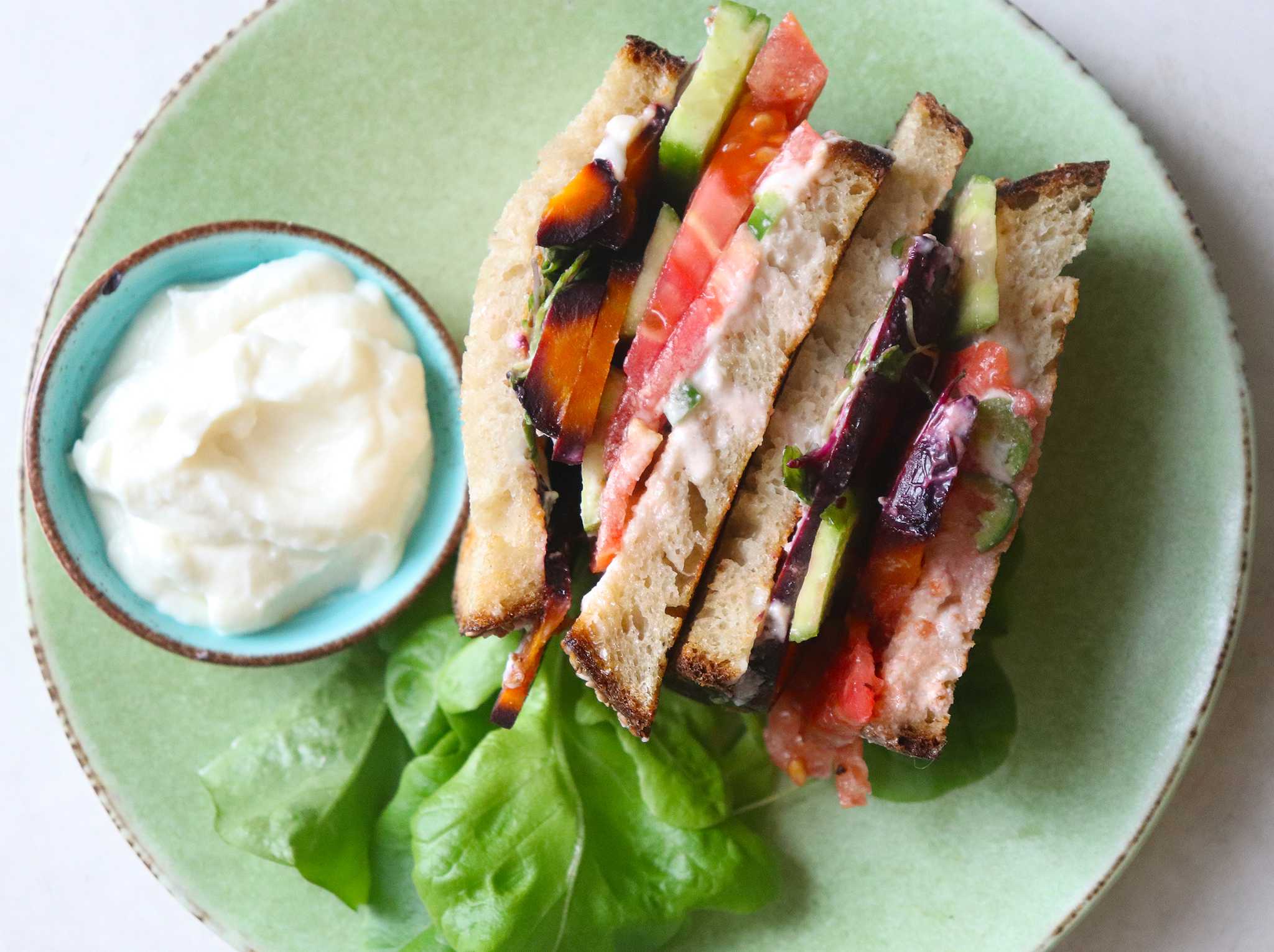 Houston-made Taha Toum is the key to this delicious garlicky sandwich