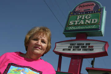 Photos of San Antonio Pig Stand diner through the years