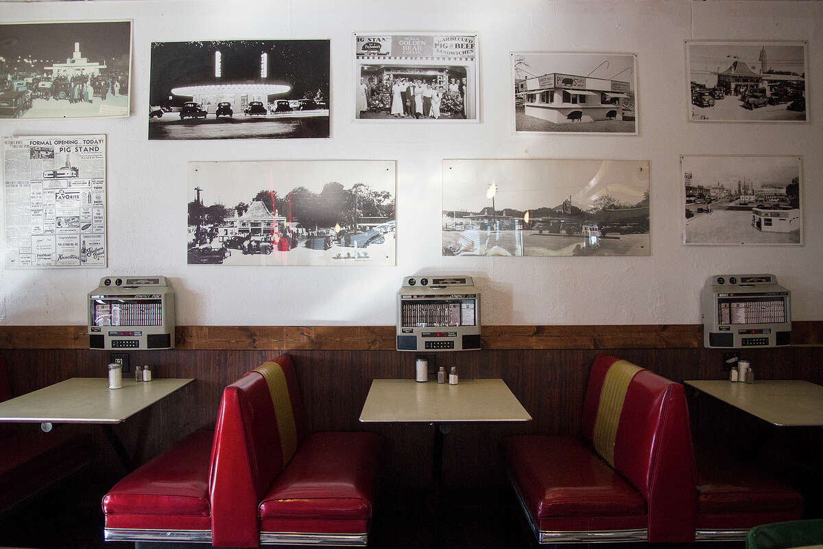Photos of San Antonio Pig Stand diner through the years