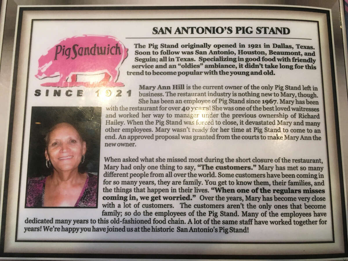 Photos of San Antonio Pig Stand diner through the years