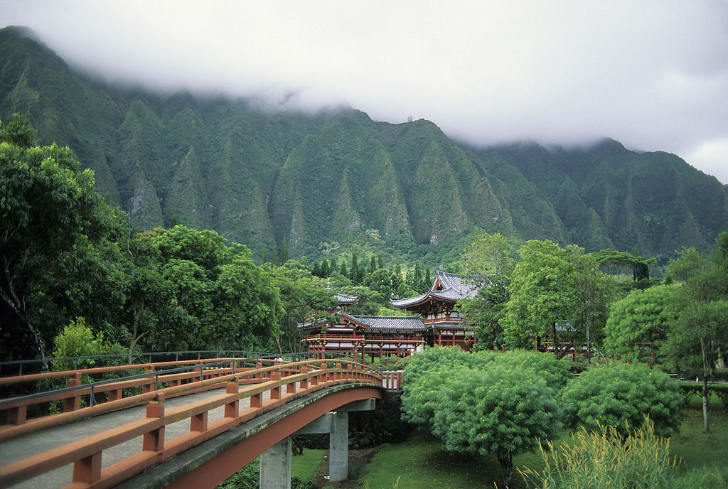 One of the most beautiful temples in the world is in Hawaii