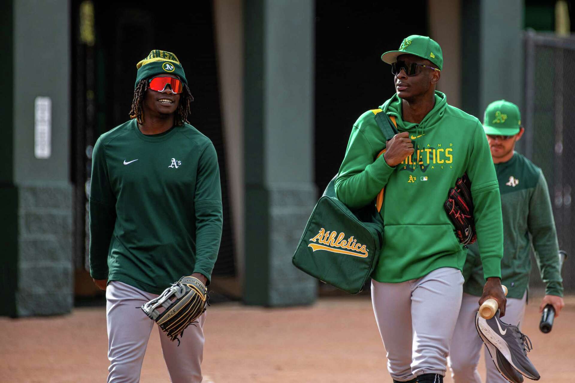 Prospect Lawrence Butler impresses A’s in first big-league camp