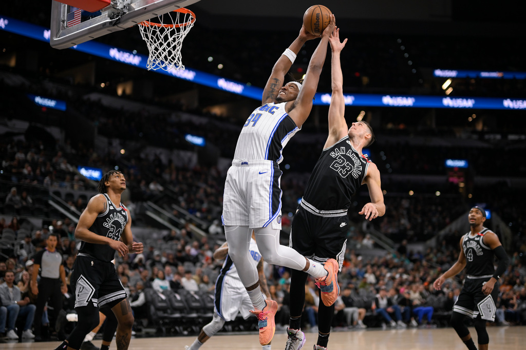 Zach Collins, 3-point barrage lead Spurs past Magic
