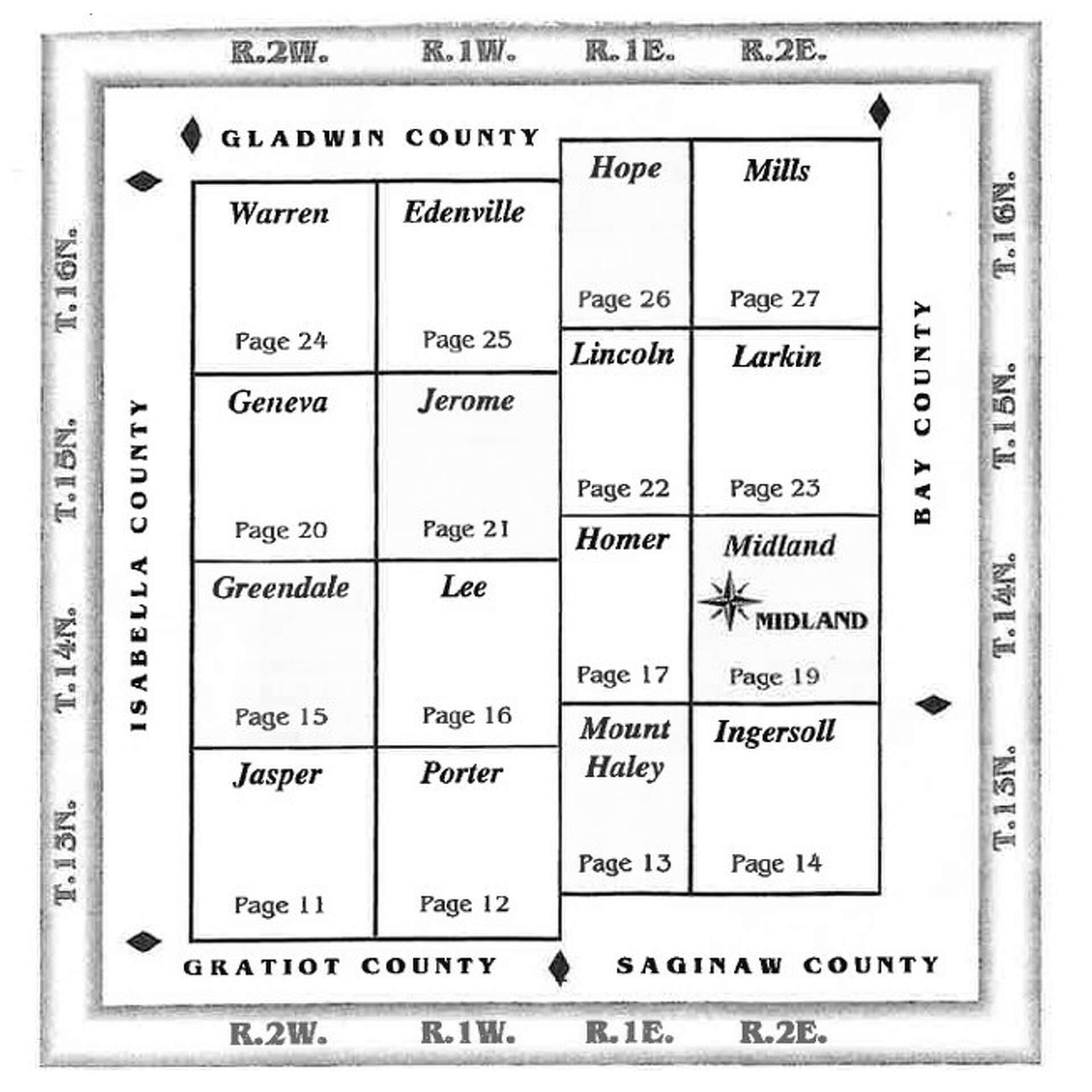 Local historian explains how Midland County's 16 townships were named