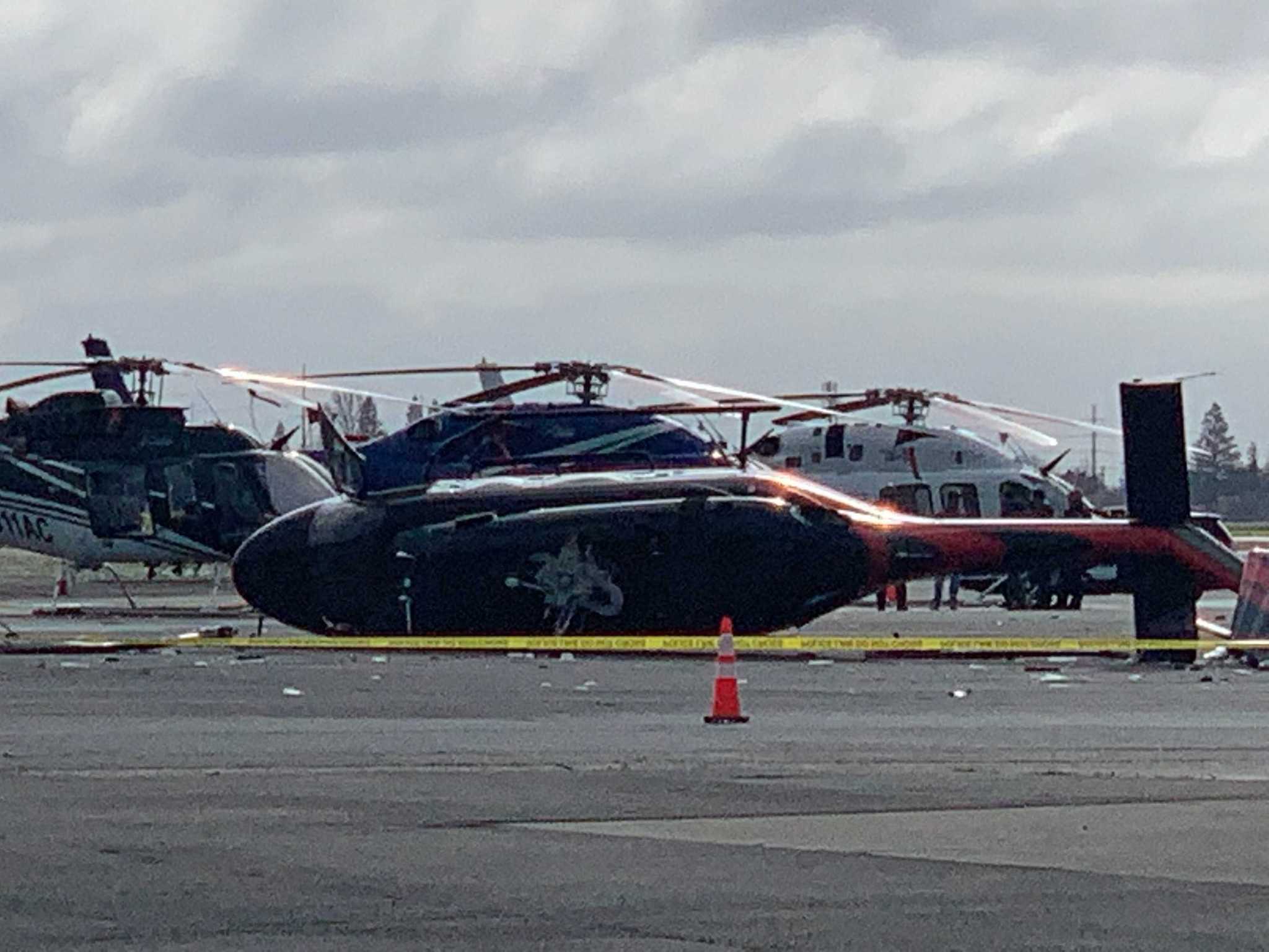 Helicopter heist goes awry: Thief crashes stolen chopper at a ...
