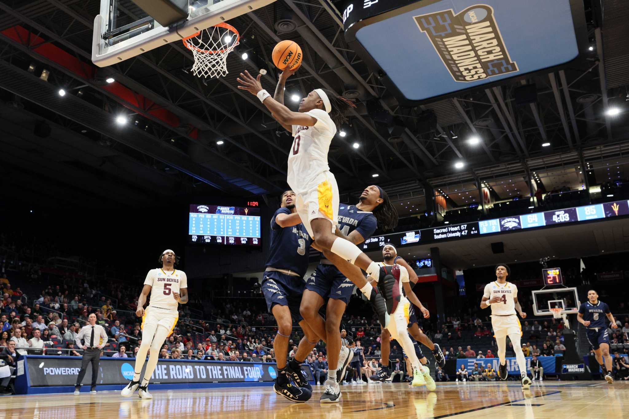 NCAA: Arizona State's big first half buries Nevada in First Four