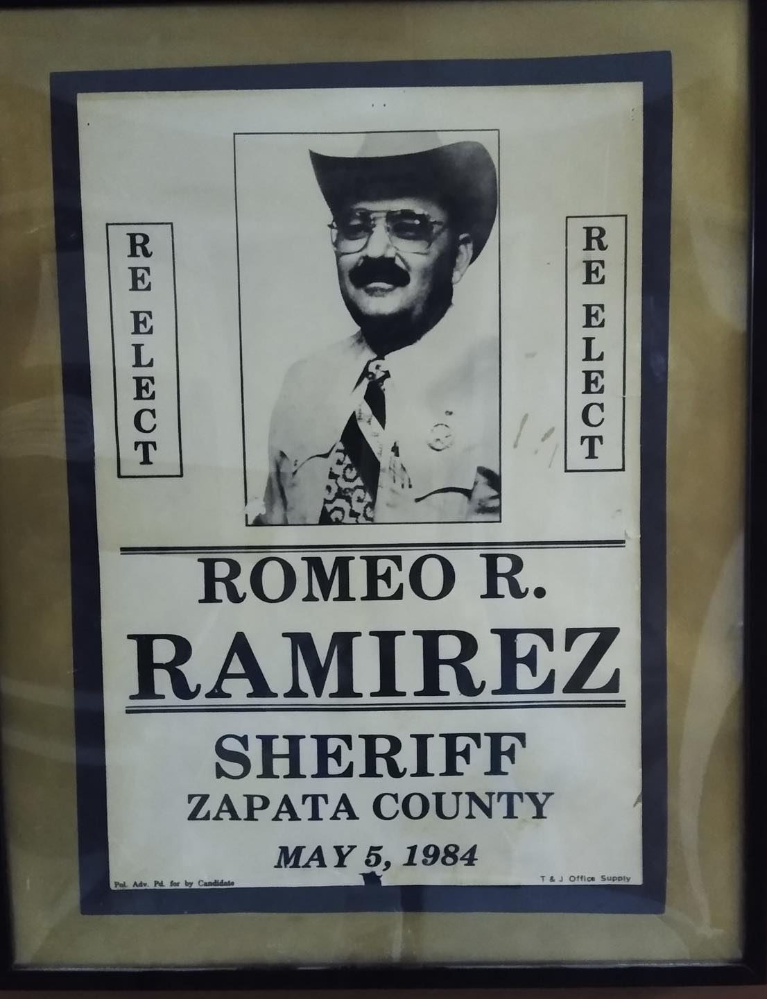 Former Zapata County Sheriff Romeo R. Ramirez dies at 85
