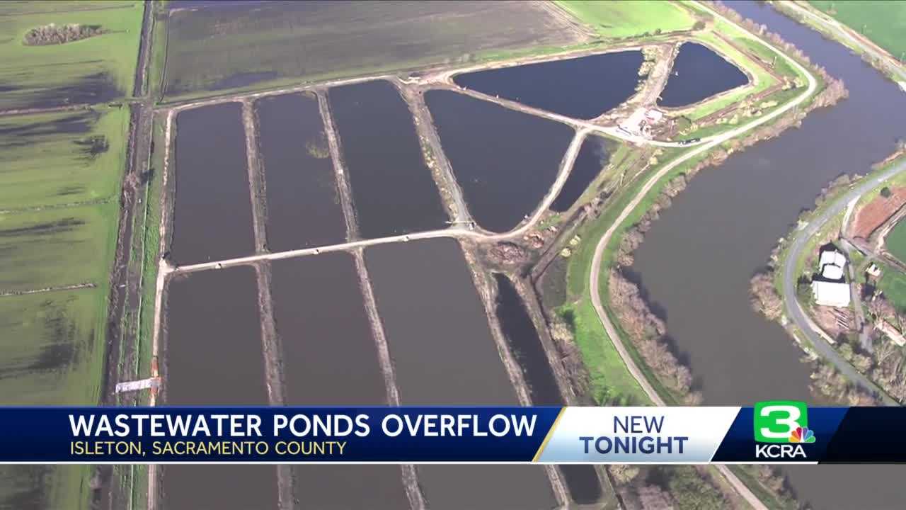 Wastewater ponds in a Northern California town have spilled into nearby ...