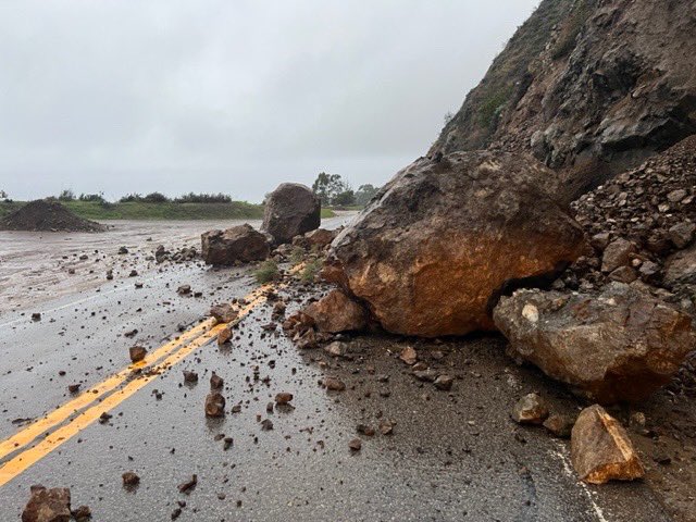 Storms have caused $639 million in damage to California roads