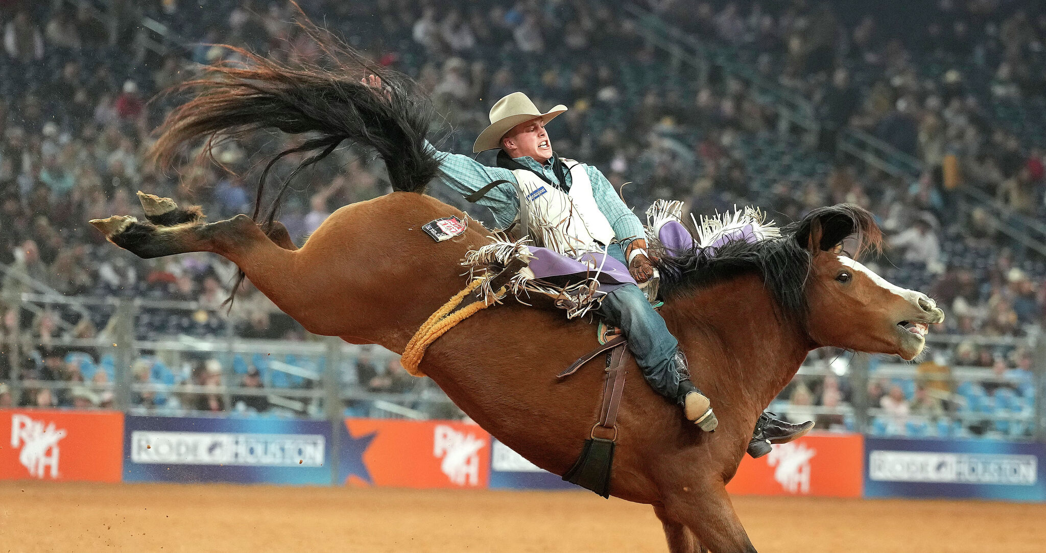 RodeoHouston: Bareback rider Sam Petersen advances to finals