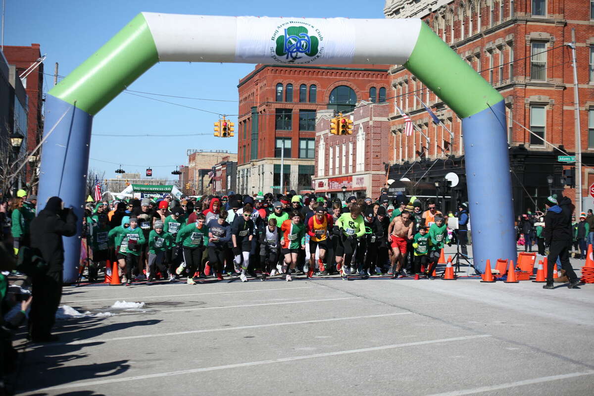 PHOTOS: Thousands Participate in Bay City St. Patrick's Day 5K race