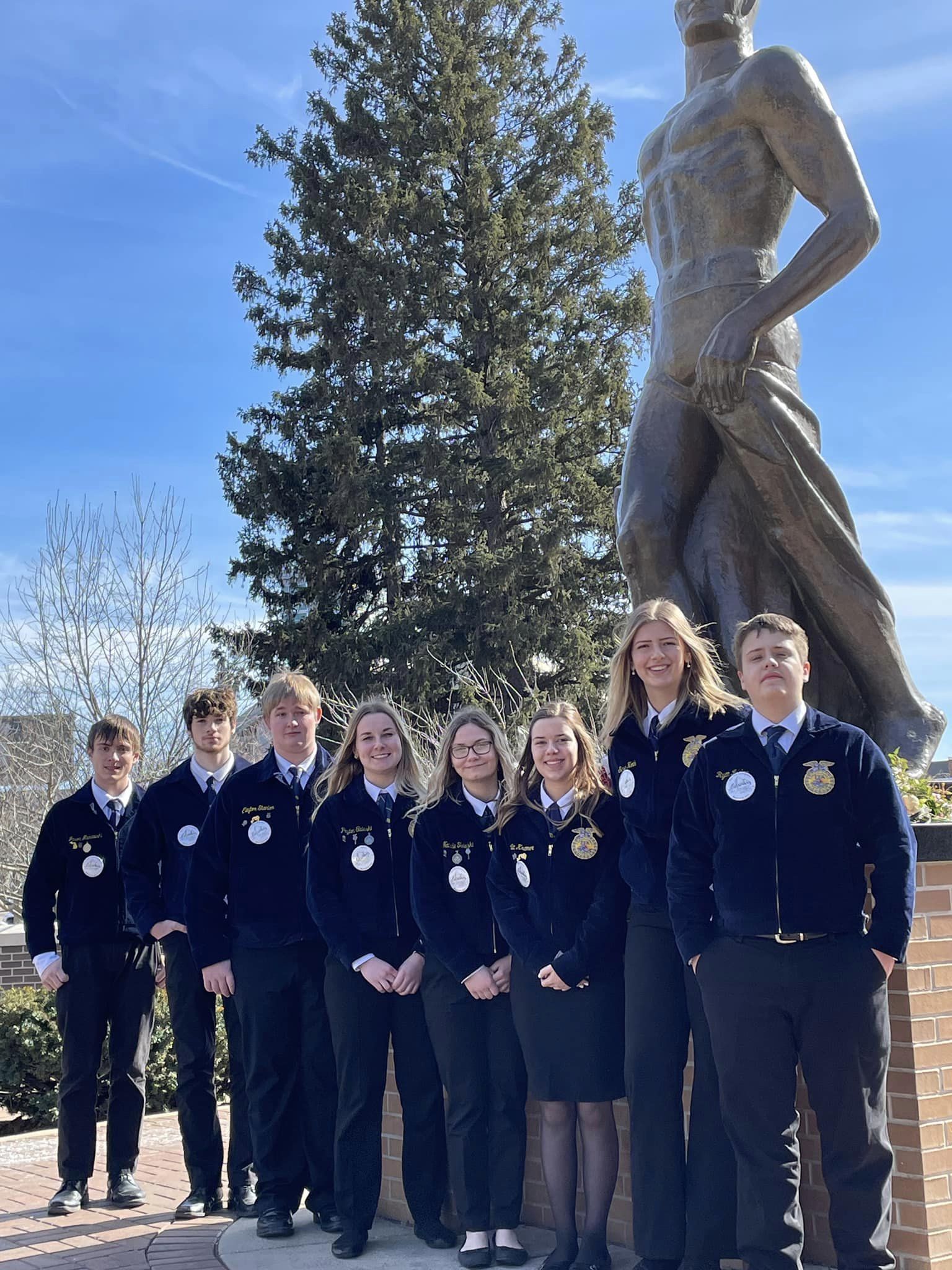 North Huron FFA students take home 30 awards