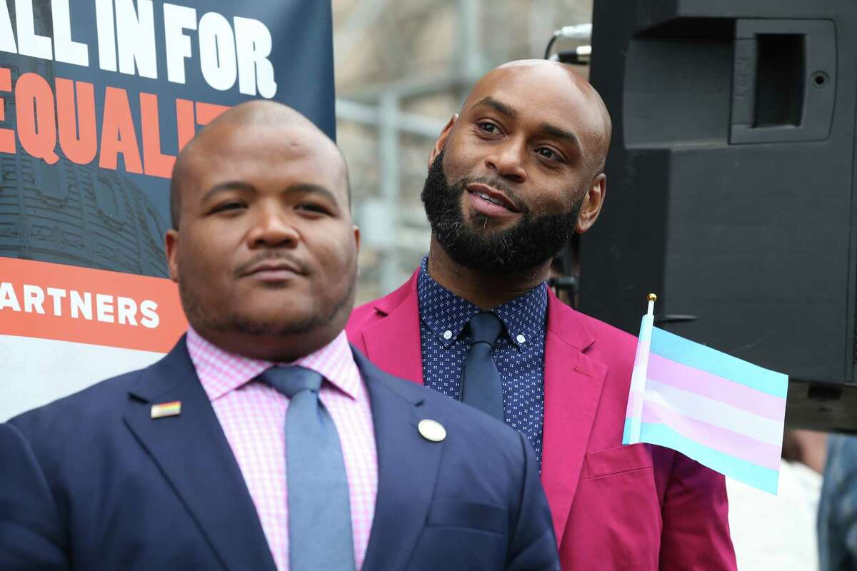 LGBTQ Texans rally at Capitol against 140 bills targeting them