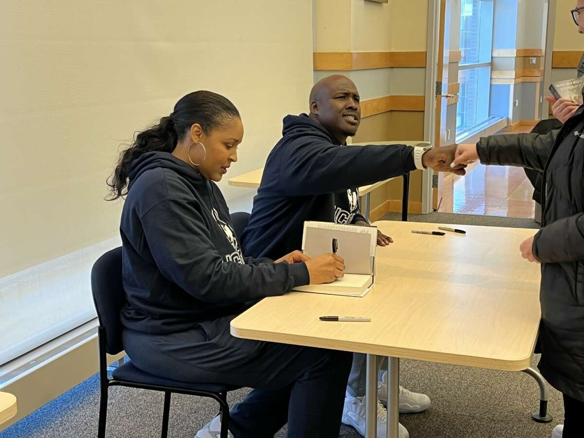 UConn legend Maya Moore was on hand as Huskies beat Baylor