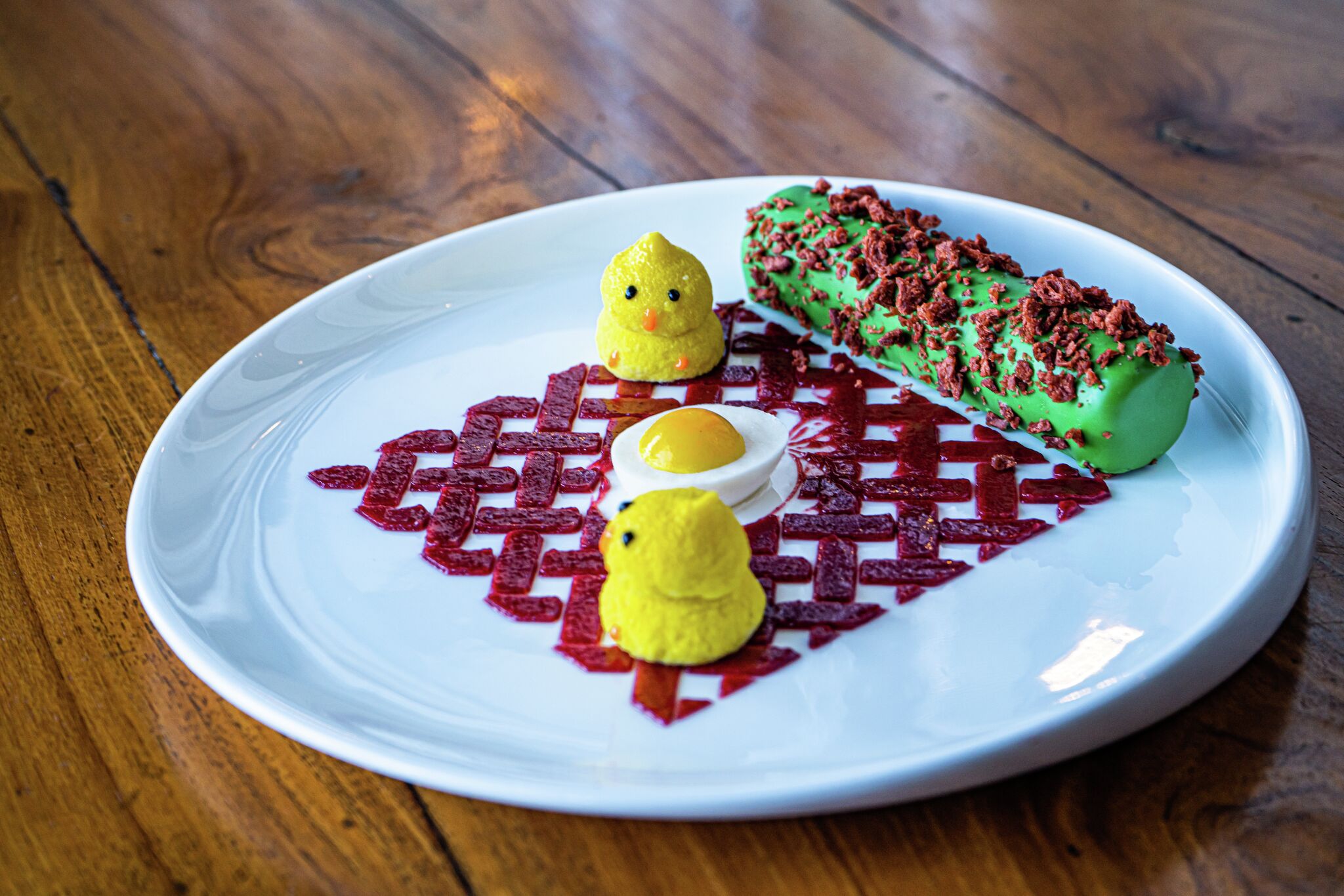 Houston pastry chef wins Food Network TV competition with ham dessert