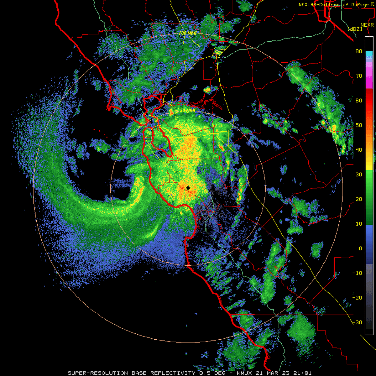 Dramatic satellite videos show rare eye of storm centering over S.F.