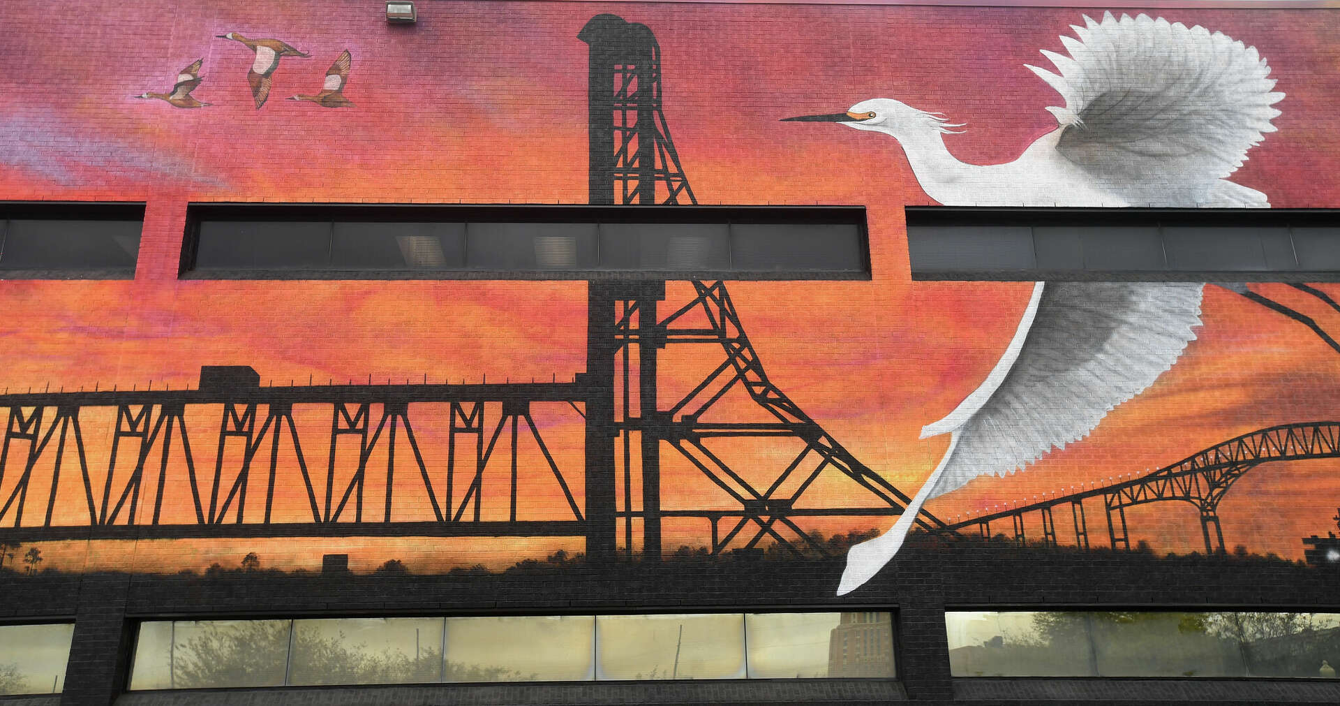 Meghan Cobb's Beaumont landscape mural was a labor of love