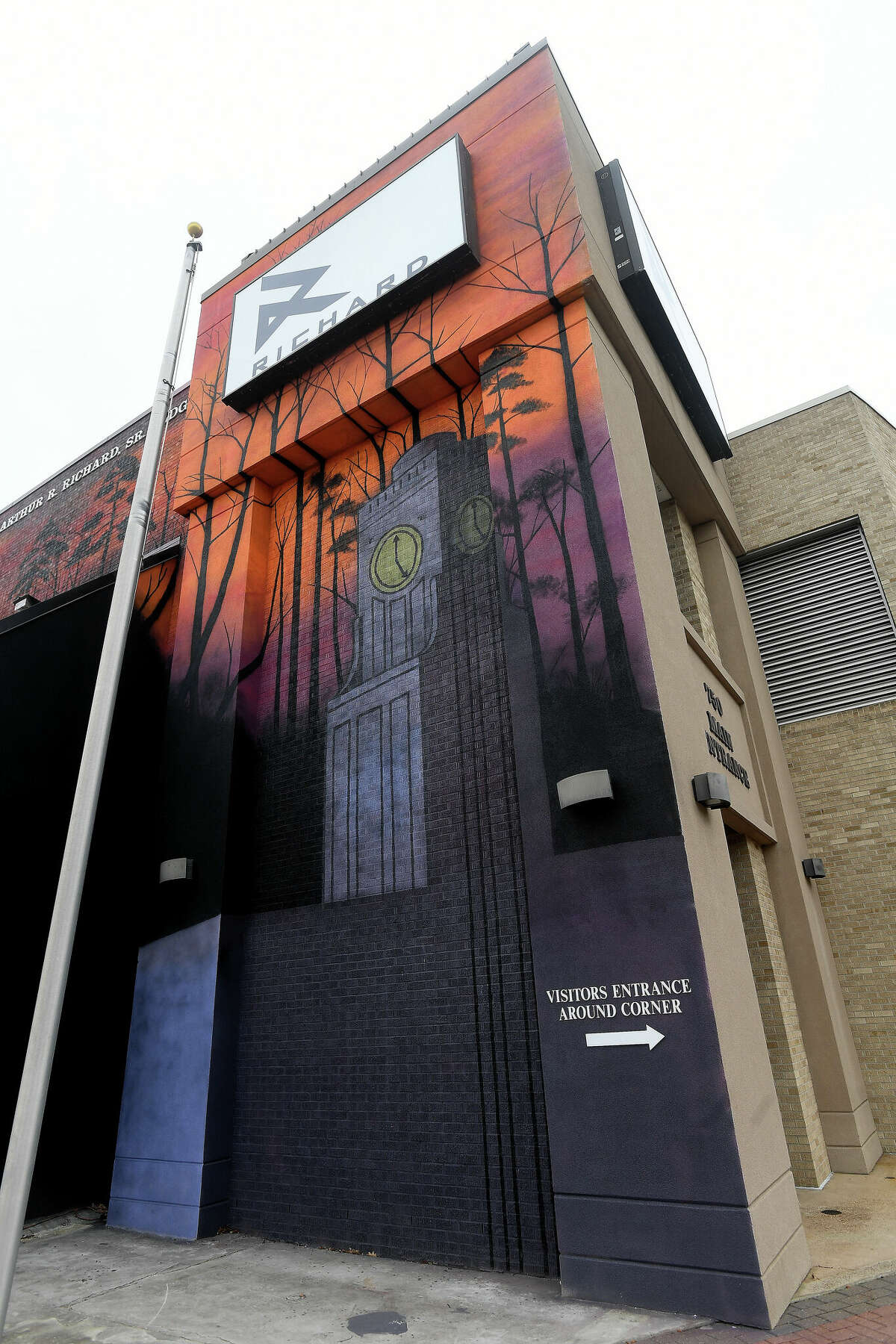 Meghan Cobb's Beaumont landscape mural was a labor of love