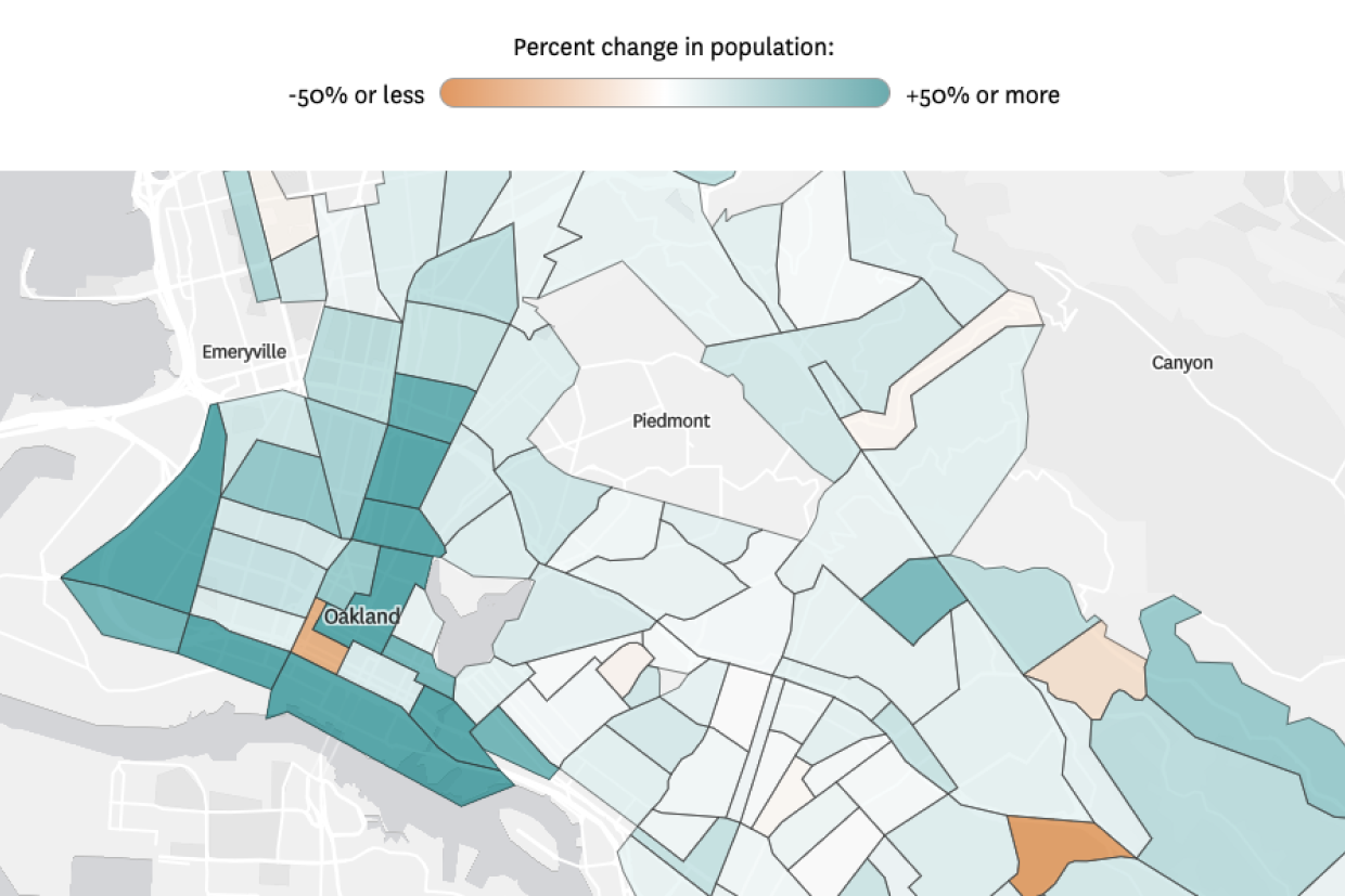 Oakland Gang Map