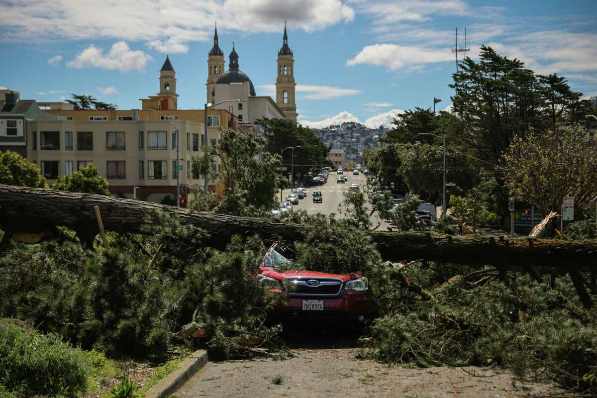 Photos show brutal damage from wild Bay Area storm