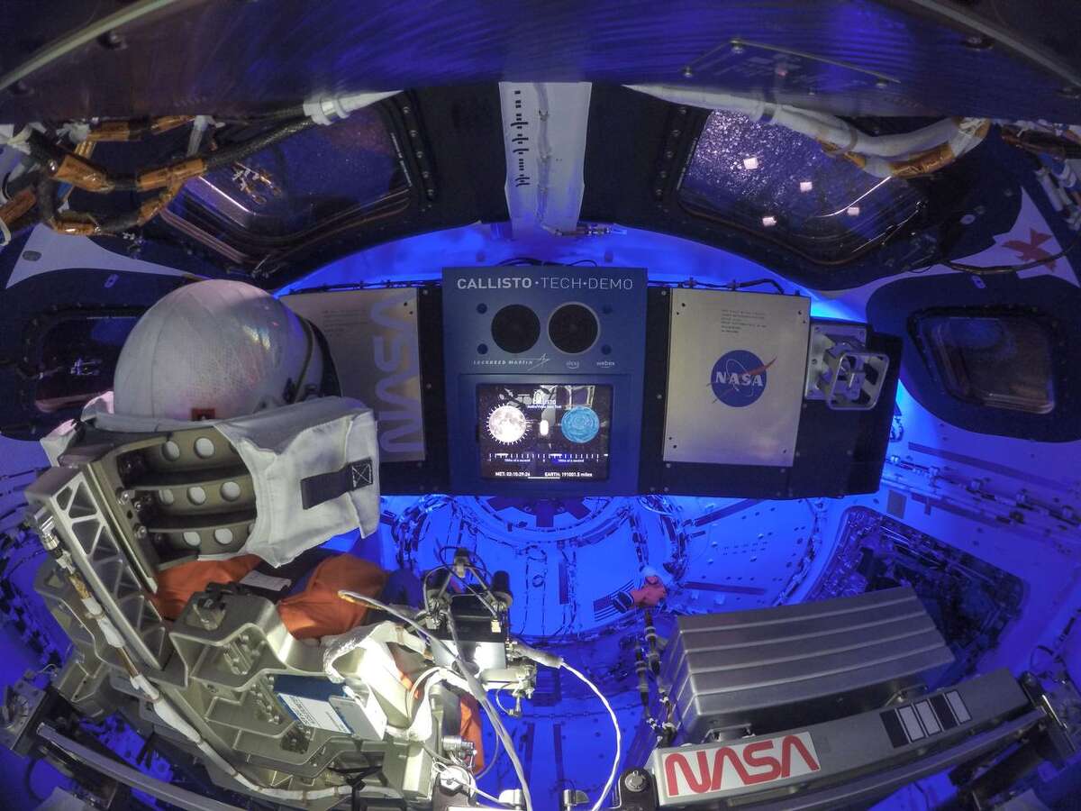 Robotic Artemis mission team member is at Johnson Space Center