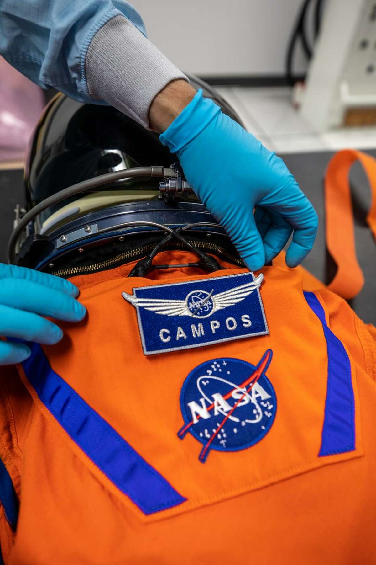 Robotic Artemis mission team member is at Johnson Space Center