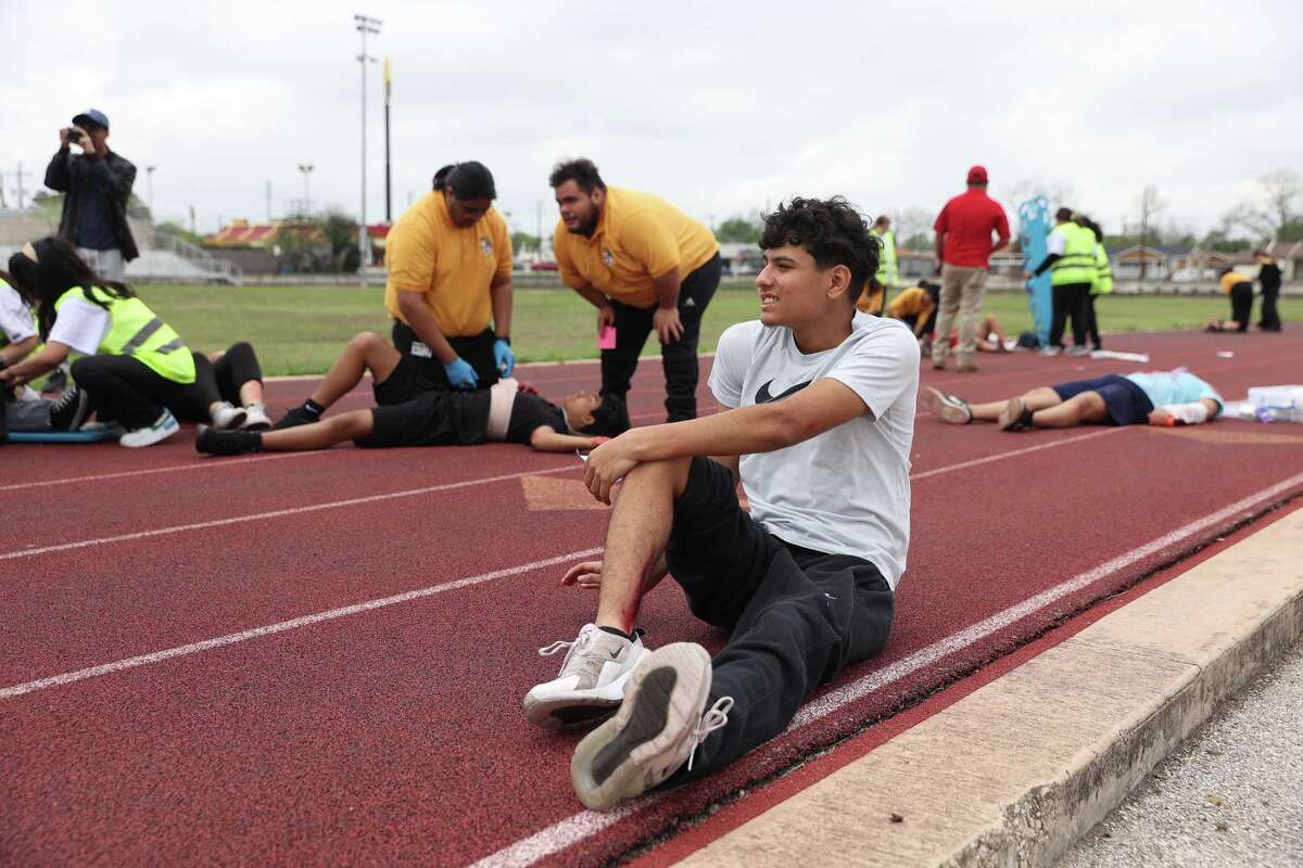 At San Antonio's Edison High School, an emergency was part of learning