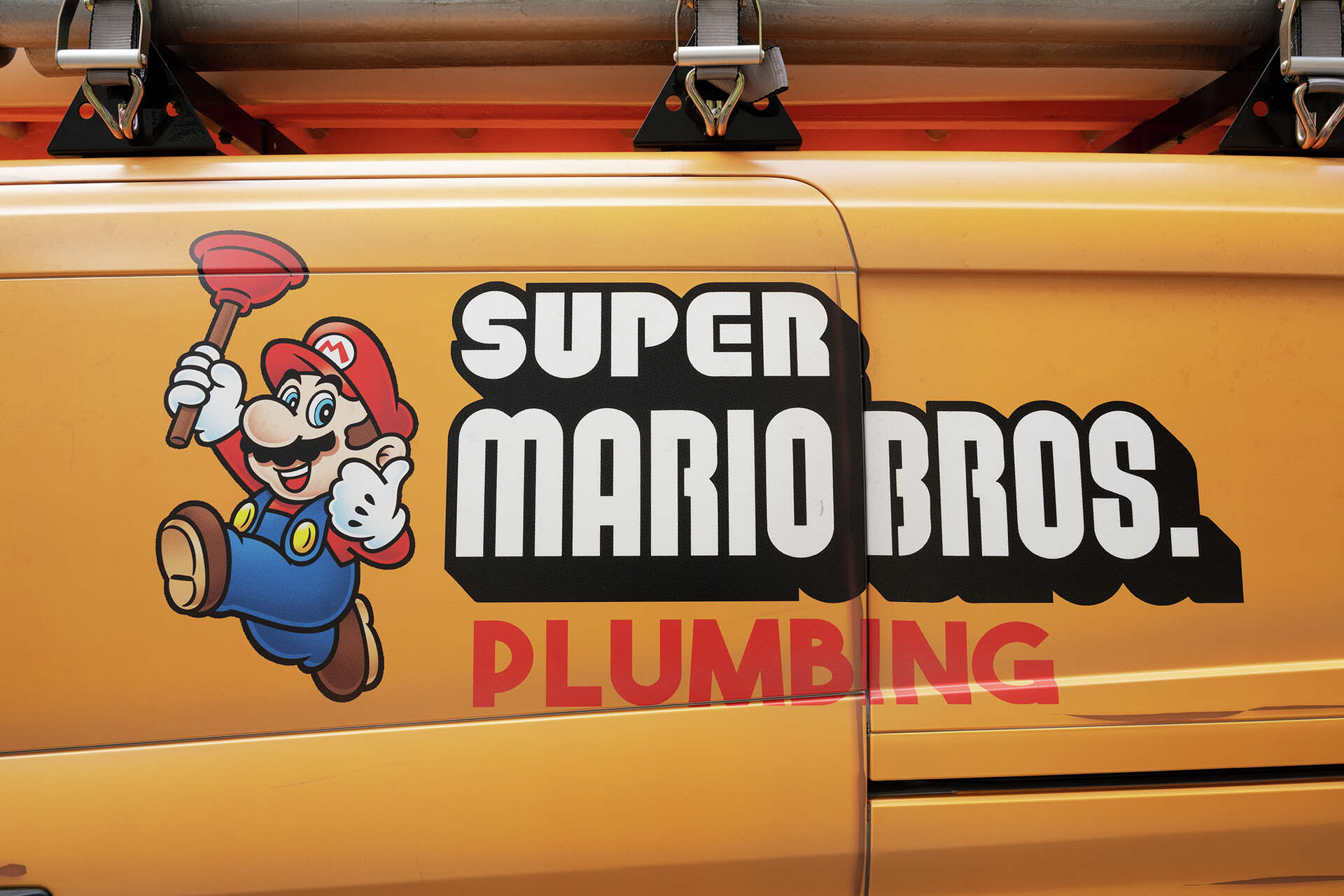 Super Mario Bros. van spotted in San Francisco