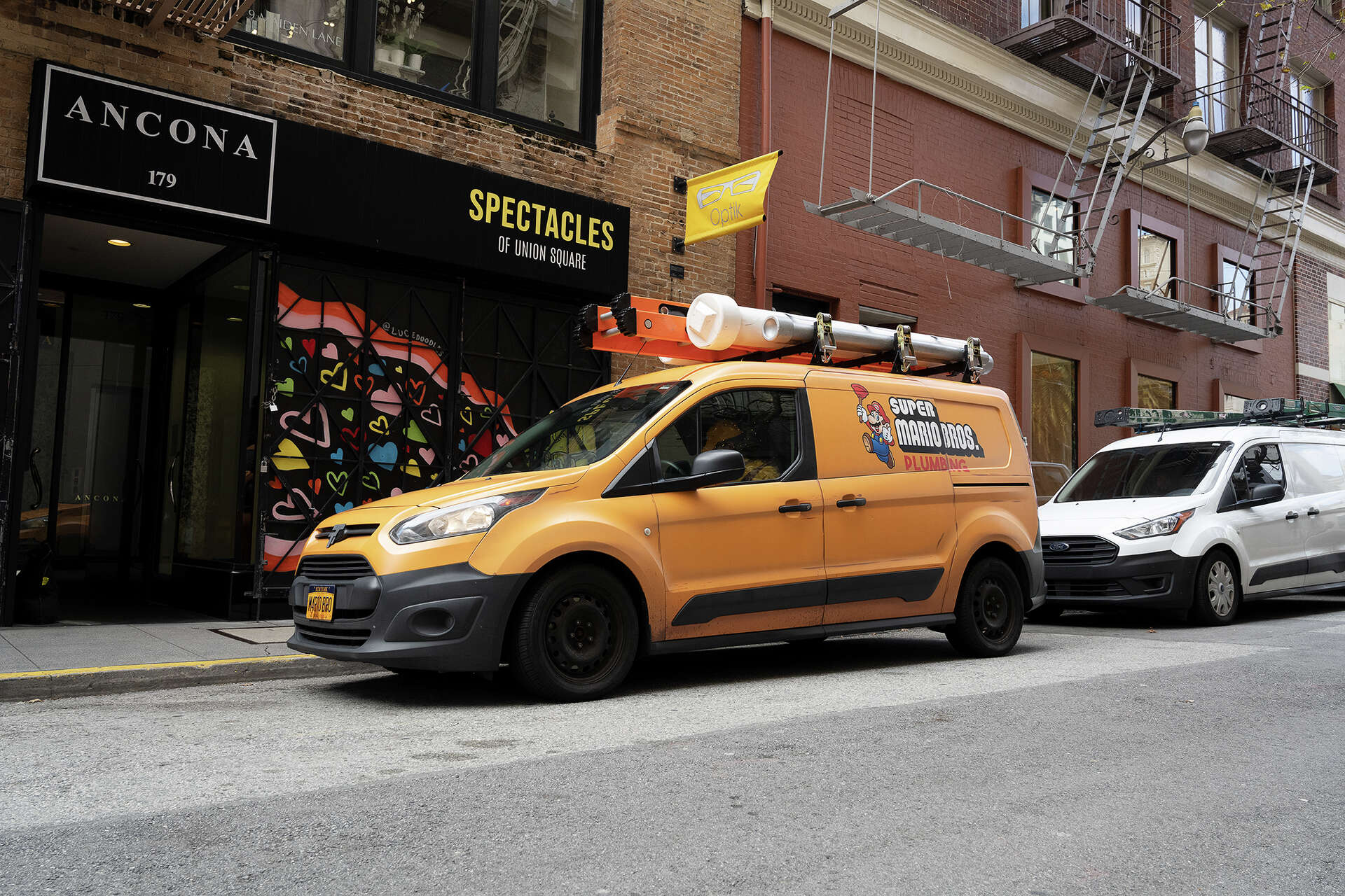 Super Mario Bros. van spotted in San Francisco