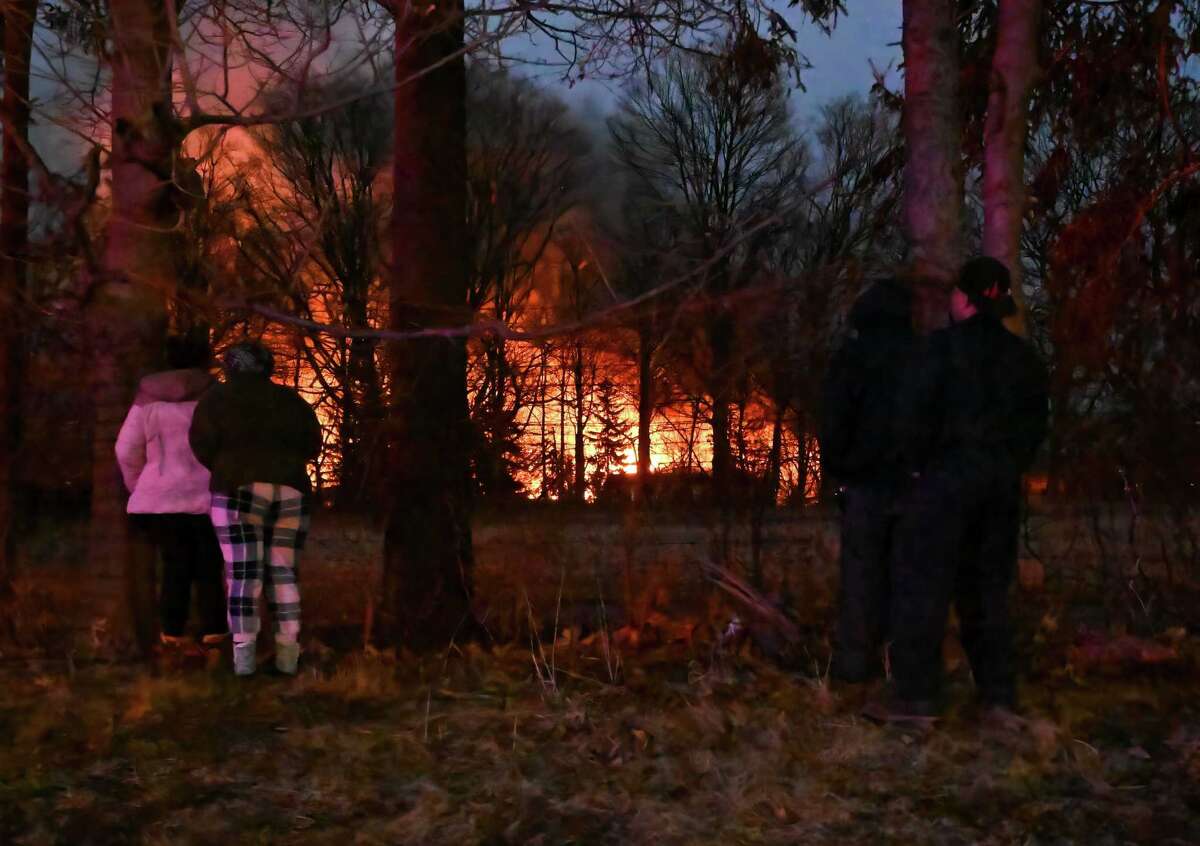 Albany officials return to fire site at former Doane Stuart