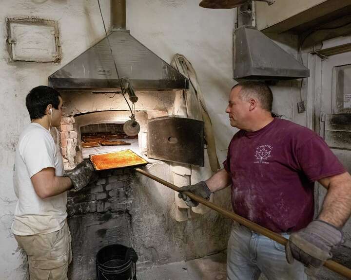 Perreca's tomato pie in Schenectady comes from Naples family recipe