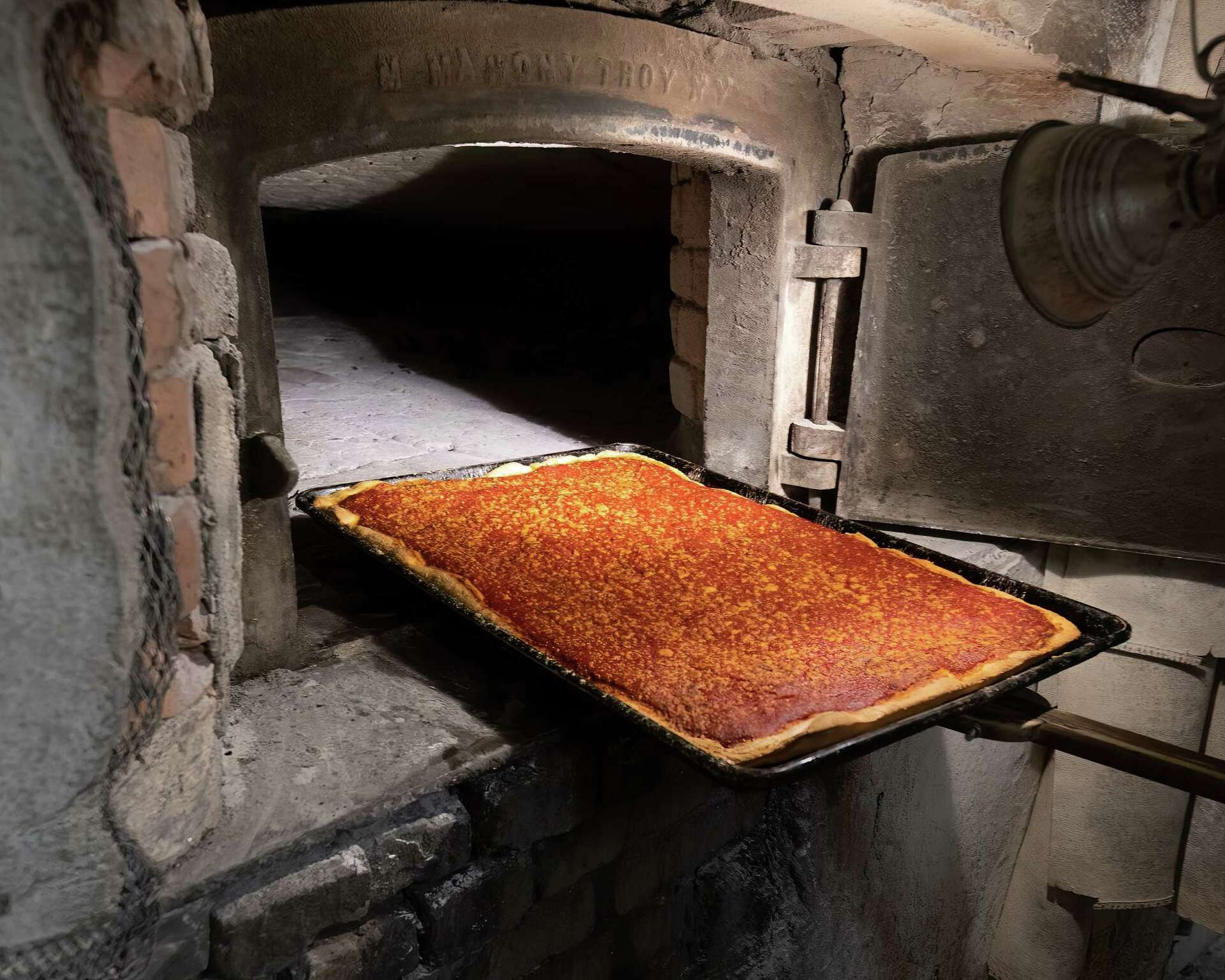 Perreca's tomato pie in Schenectady comes from Naples family recipe