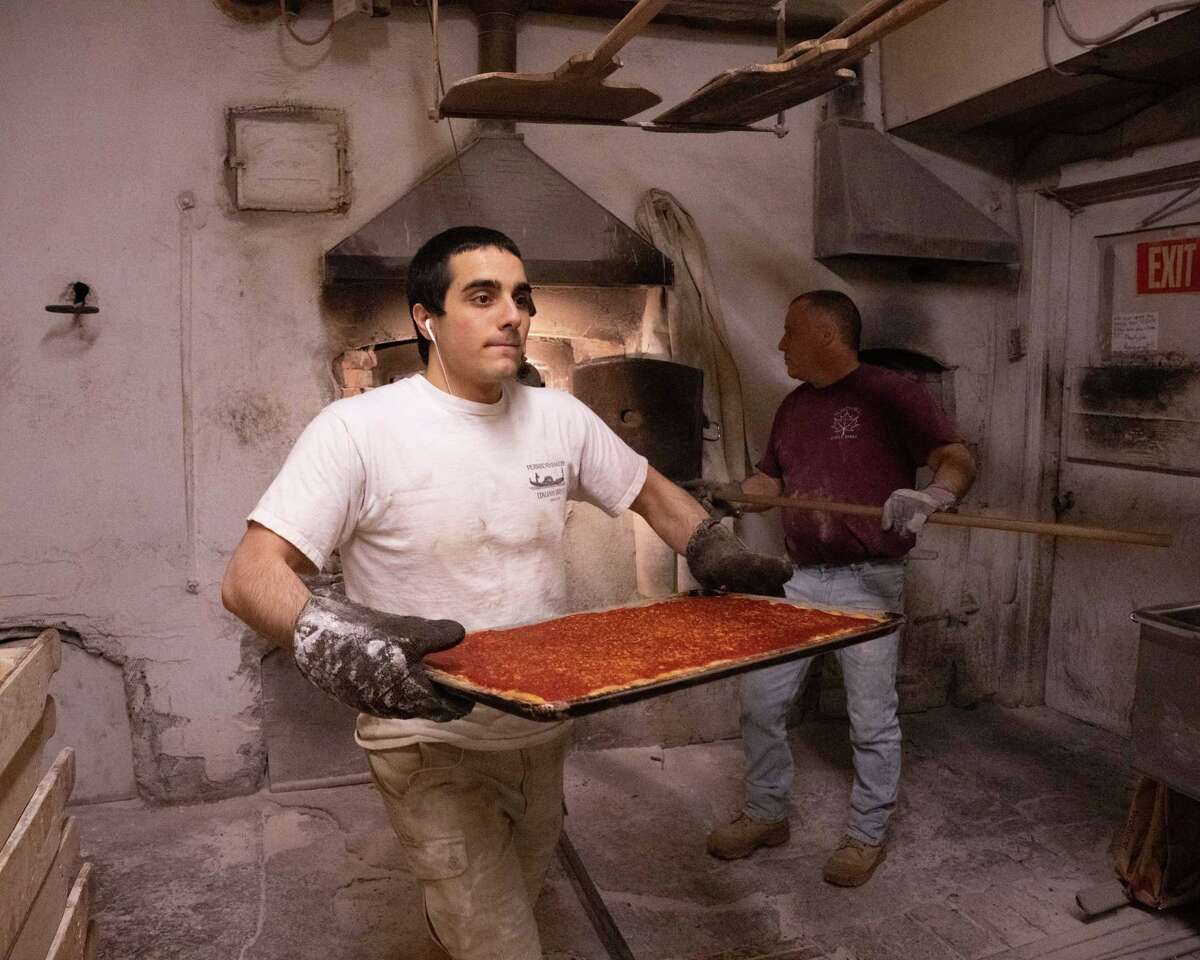 Perreca's tomato pie in Schenectady comes from Naples family recipe