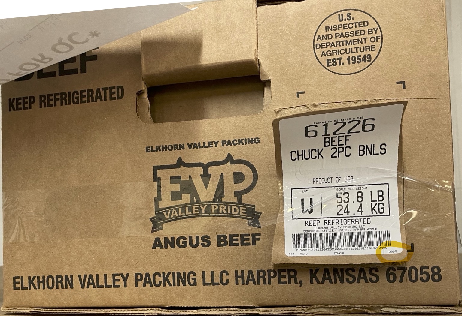 Elkhorn Valley beef chuck recall due to possible E. coli contamination
