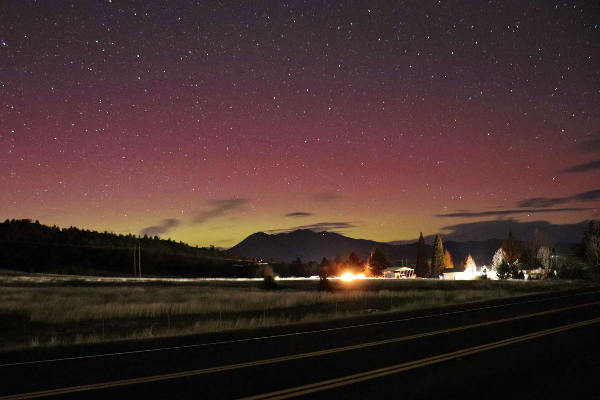 Here's how the northern lights looked in the California skies