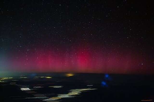 Northern lights appear over Northern California in rare event