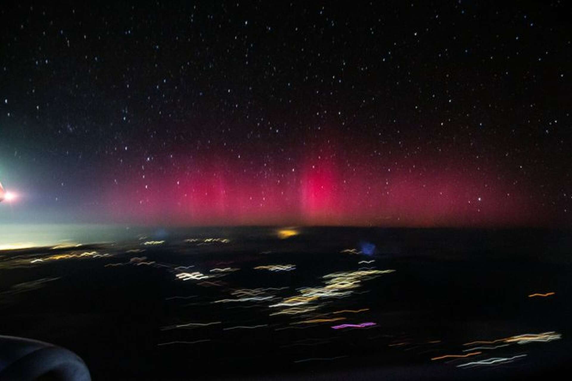 Northern lights appear over Northern California in rare event