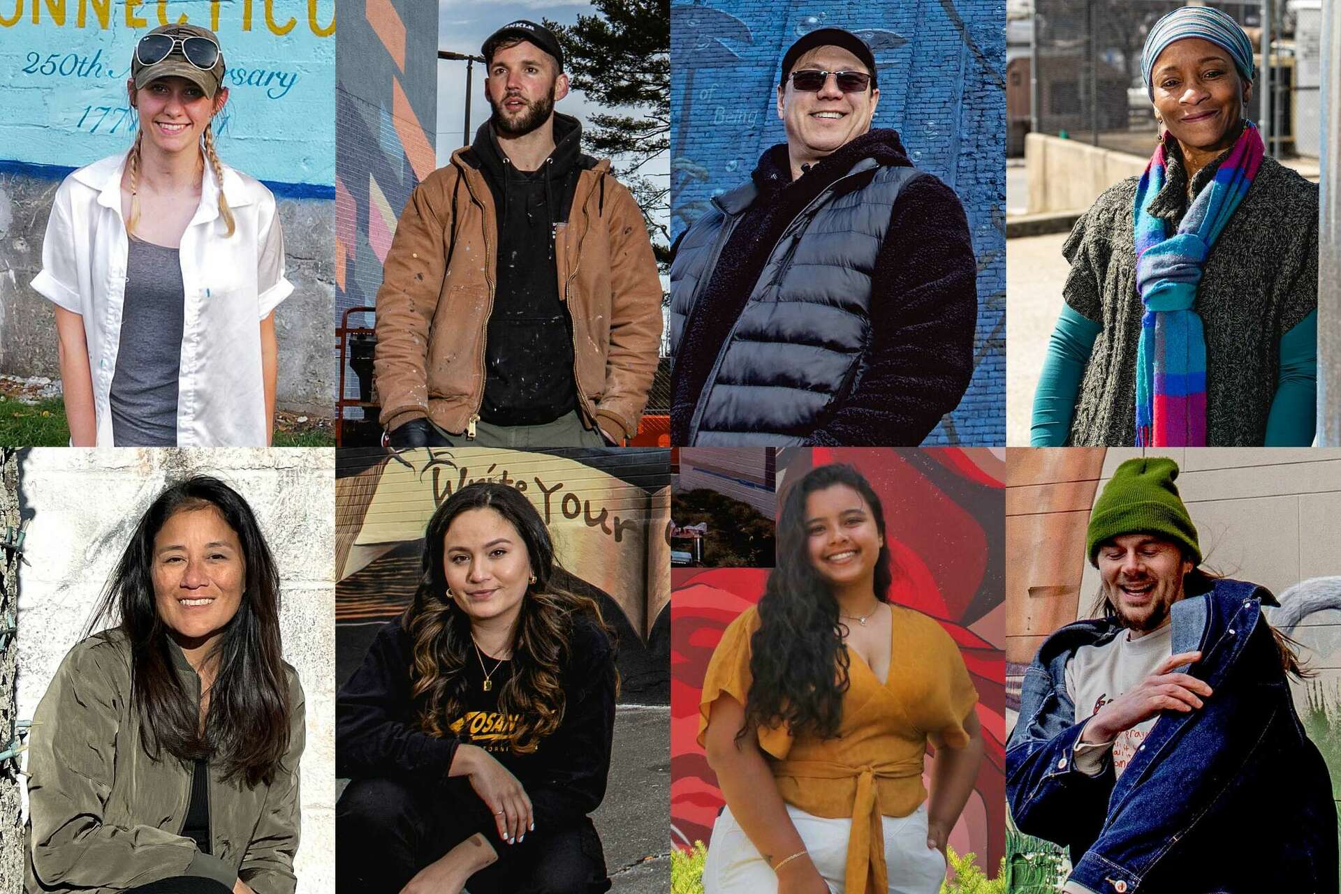 Getting to know the artists who create CT's outdoor murals?