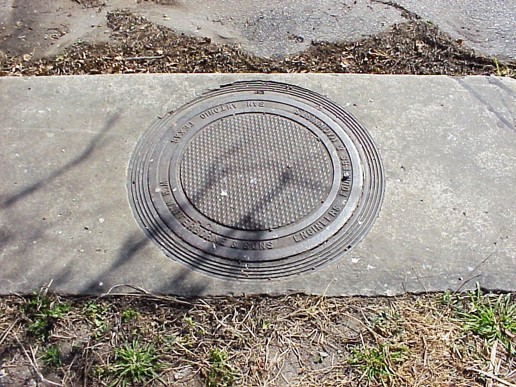 1920s manhole covers still can be found in S.A.