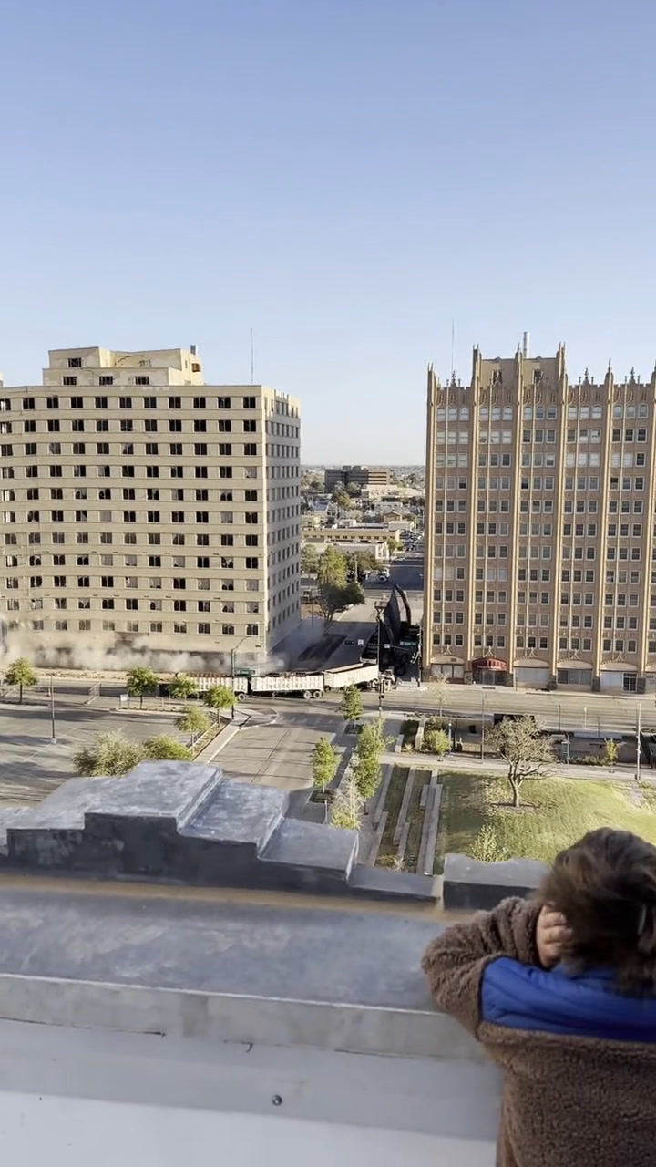 See demolition video of the Western United Life Building in Midland
