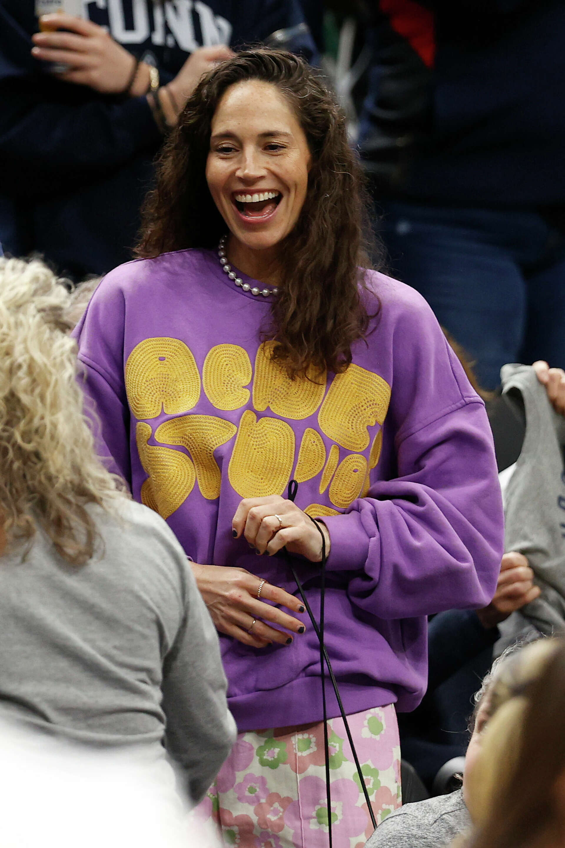 UConn legend Sue Bird spotted at Huskies' Sweet 16 game vs. Ohio State