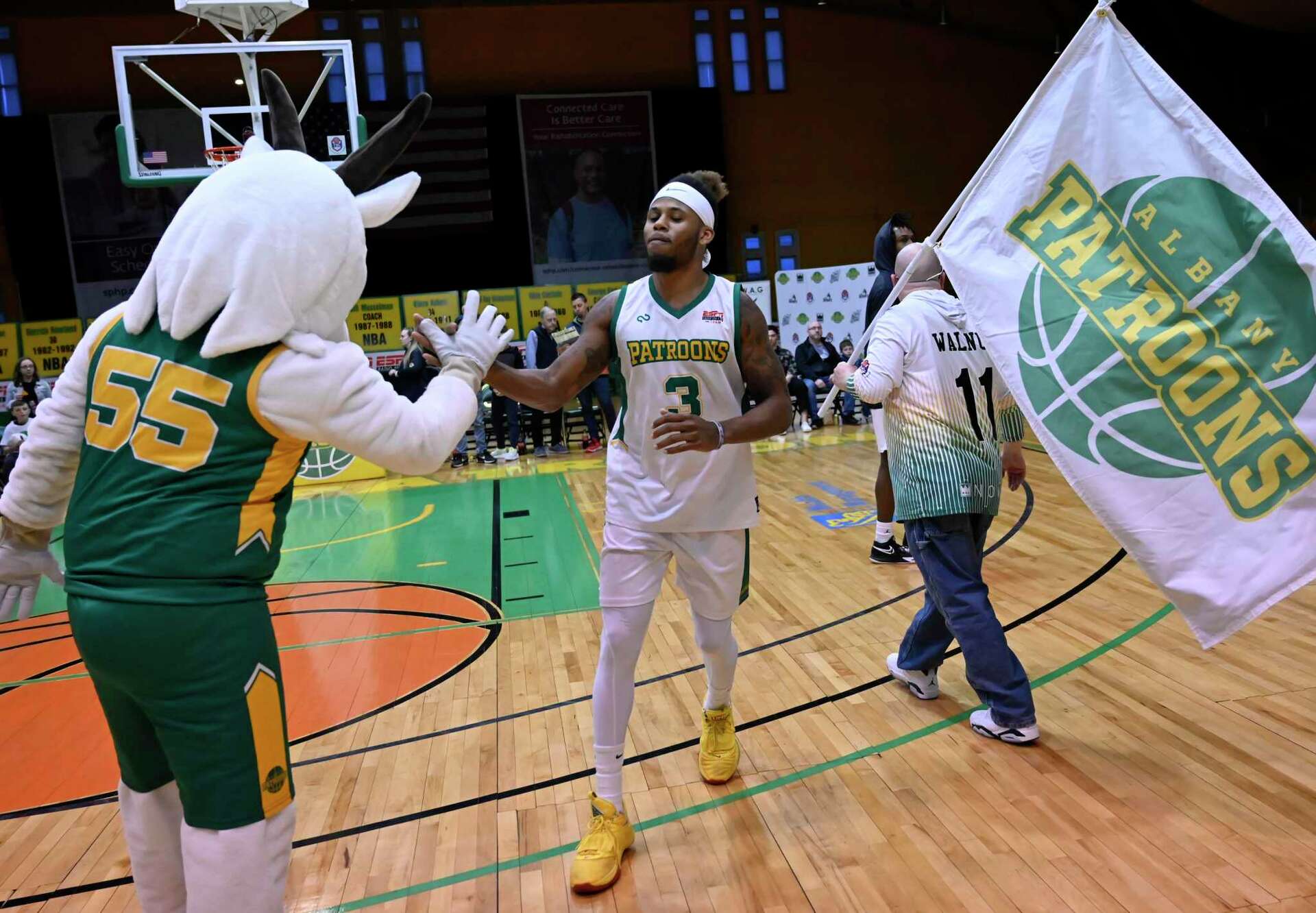Albany Patroons guard Trevis Wyche raps as TrevDaReal
