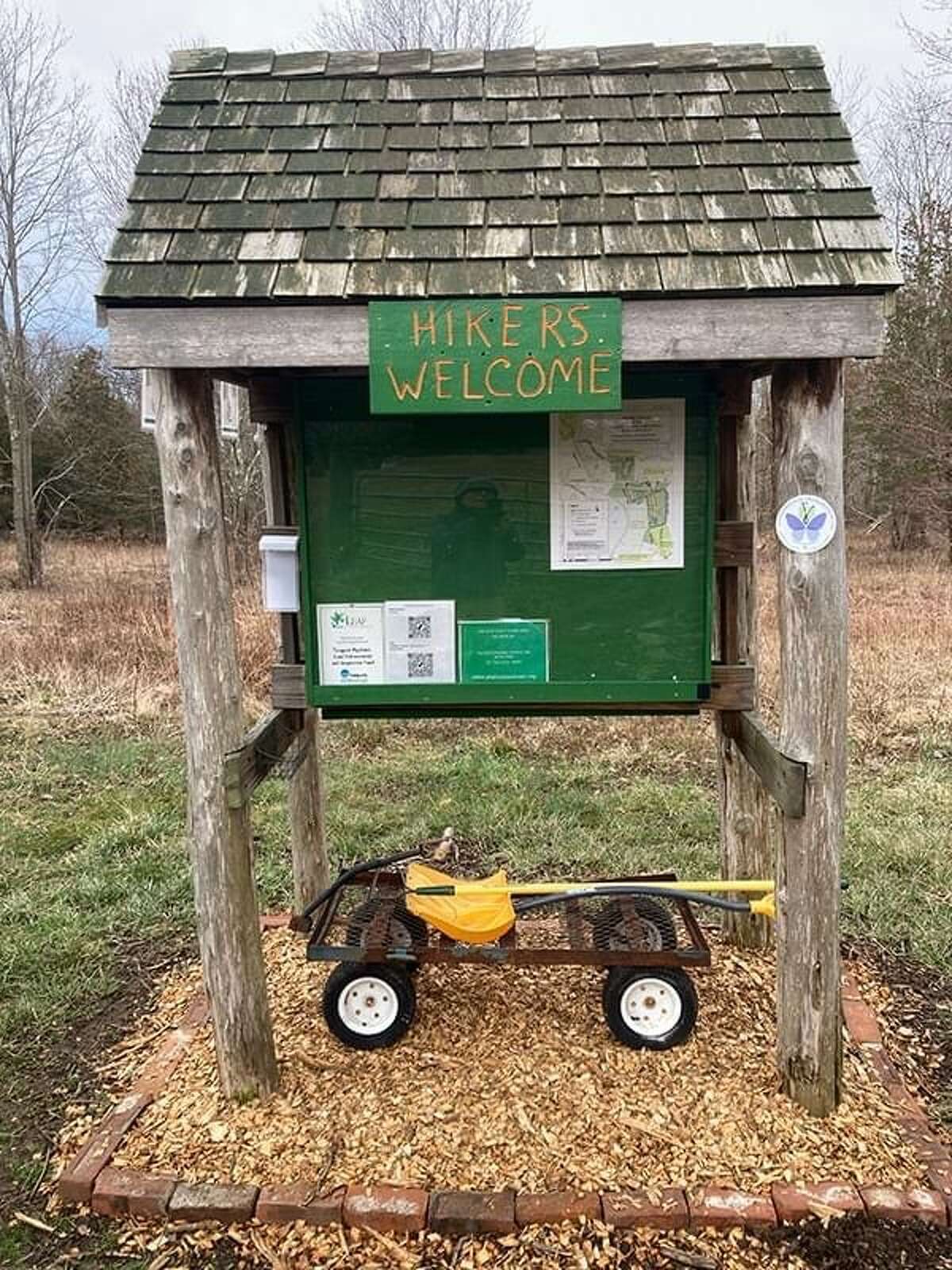 Shelton Scout project gives hikers lesson on Nicholdale Farm