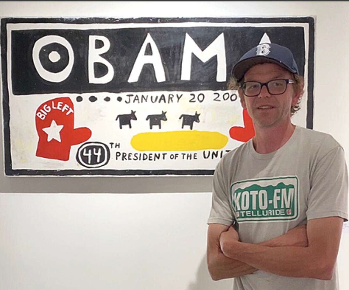 Obama Presidential Center acquires "Obama, Big Left" by Ryan Cronin
