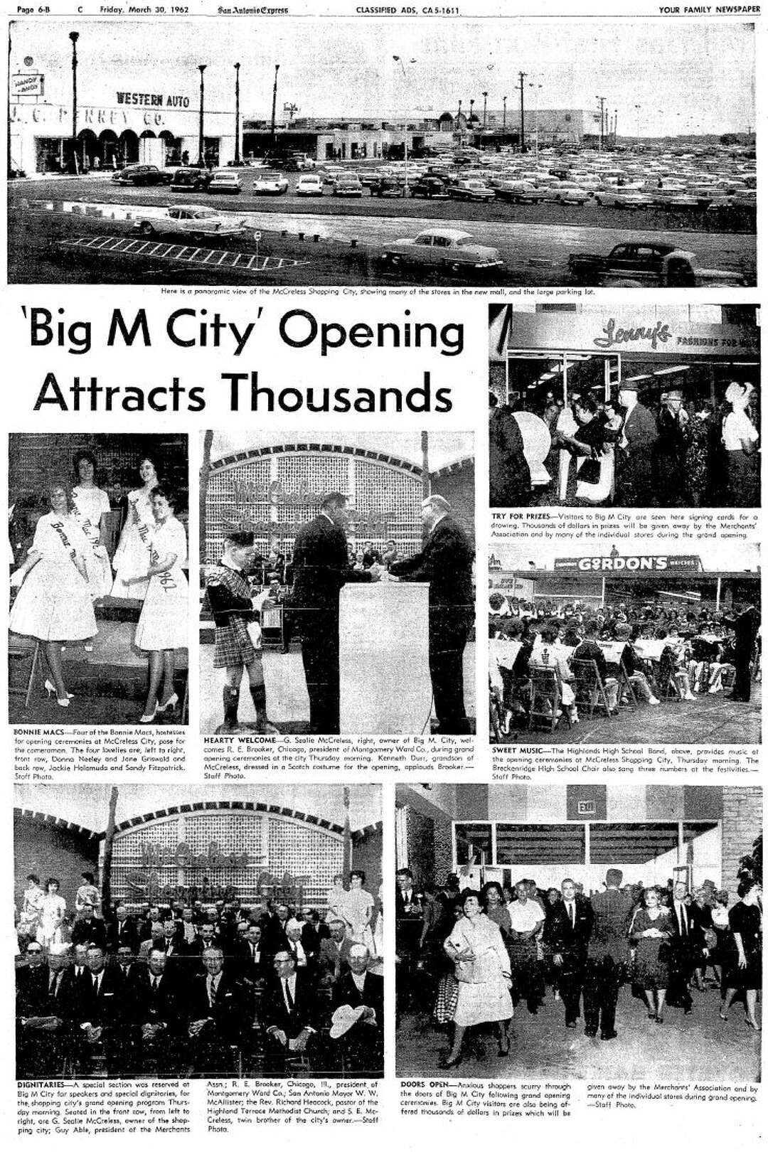 San Antonio's McCreless Mall opened 62 years ago this month