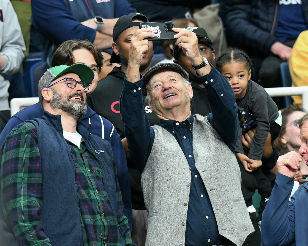 Why is Bill Murray at UConn men's basketball games?
