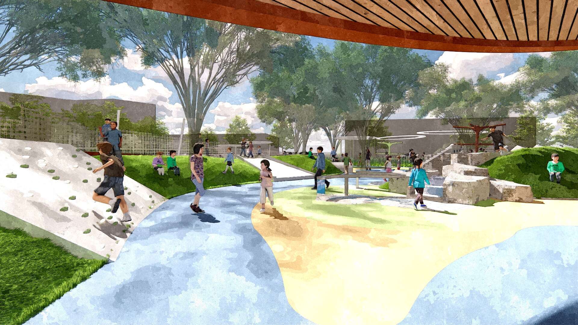Land cleared for new Camden Park in Houston's Westchase District