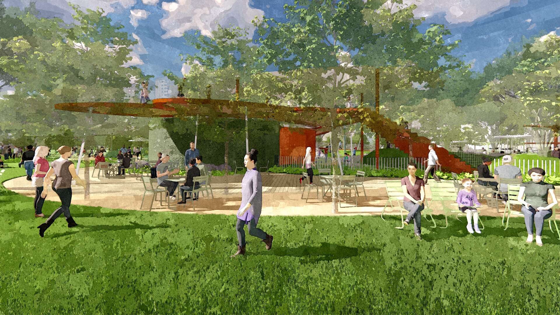 Land cleared for new Camden Park in Houston's Westchase District